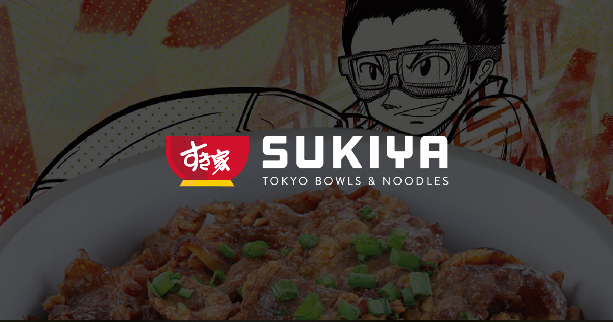 Sukiya Tokyo Bowls and Noodles Online Ordering Online Order